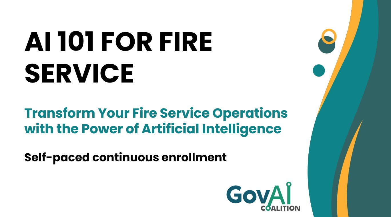 AI 101 for the Fire Service - Insights | Public Sector Network