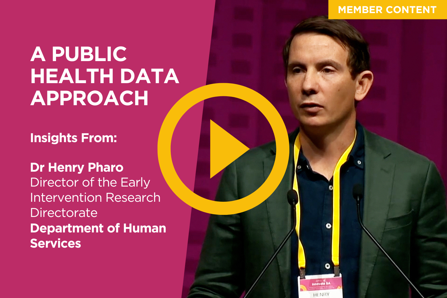 A Public Health Data Approach - Innovate SA 2023 - Insights | Public Sector Network