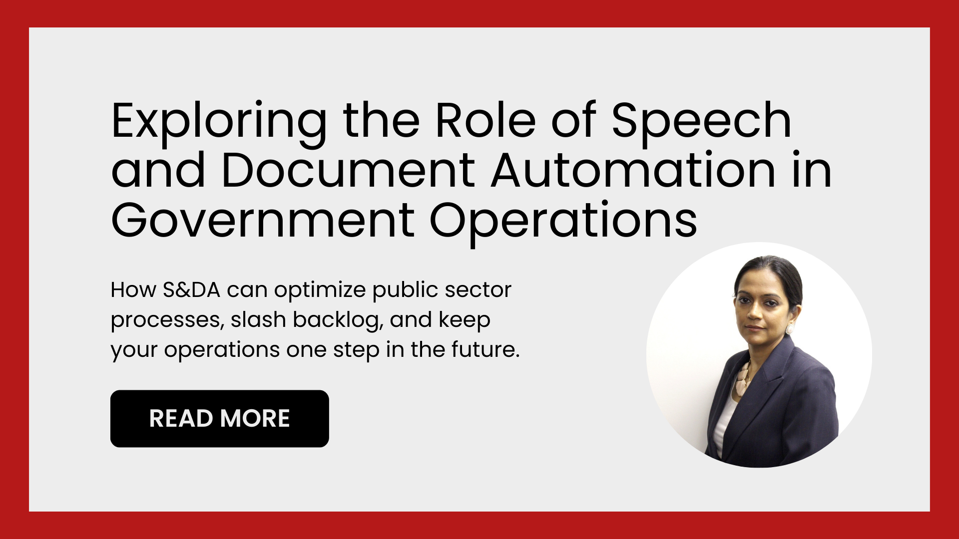Exploring the Role of Speech and Document Automation in Government Operations - Insights ...