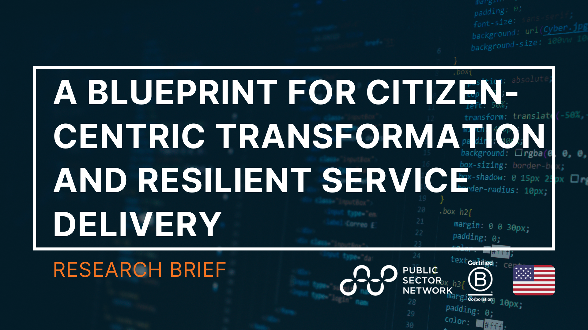 Reimagining Public Sector Services: A Blueprint for Citizen-Centric ...